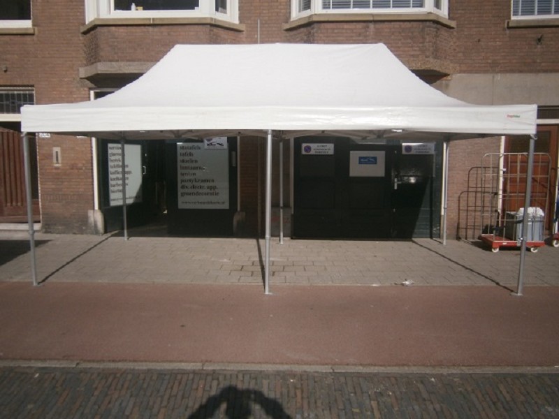 Tenten / Parasols > Overkapping prof 6 x 3 m - Joop de Korte verhuurser